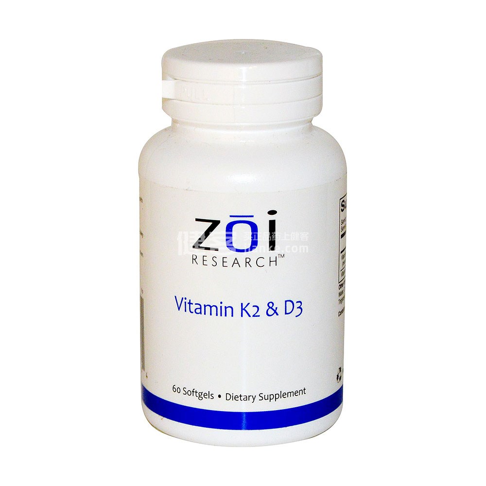 ZOI Research Vitamin K2 & D3(Vitamin K2 & D3) _说明书_作用_效果_价格_方舟健客网上药店