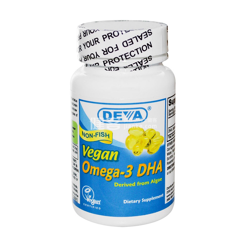 Deva 欧米茄-3 DHA(60粒)(欧米茄-3 DHA) _说明书_作用_效果_价格_方舟健客网上药店