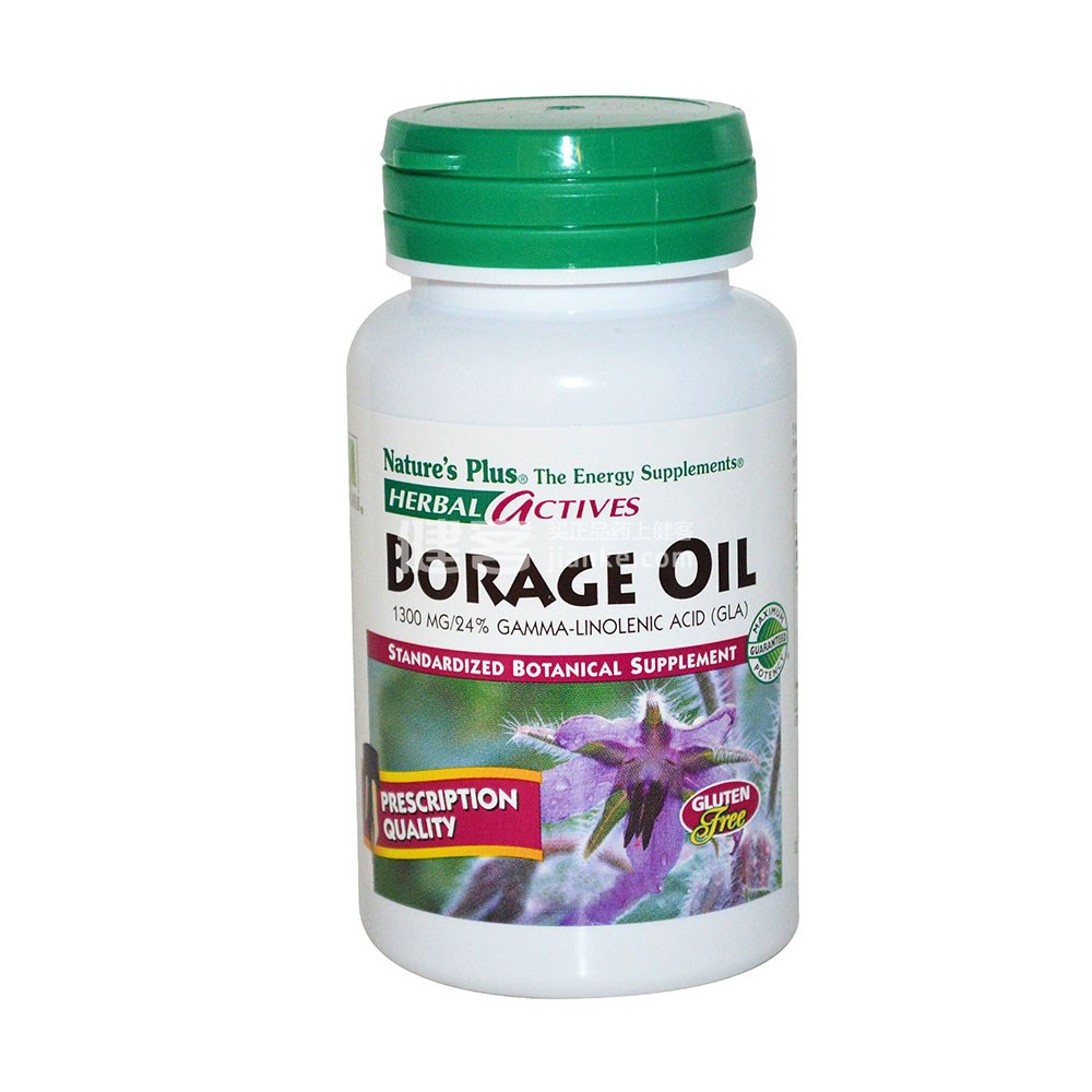 Nature's Plus Borage Oil(1300毫克 90粒)(Borage Oil) _说明书_作用_效果_价格_方舟健客网上药店