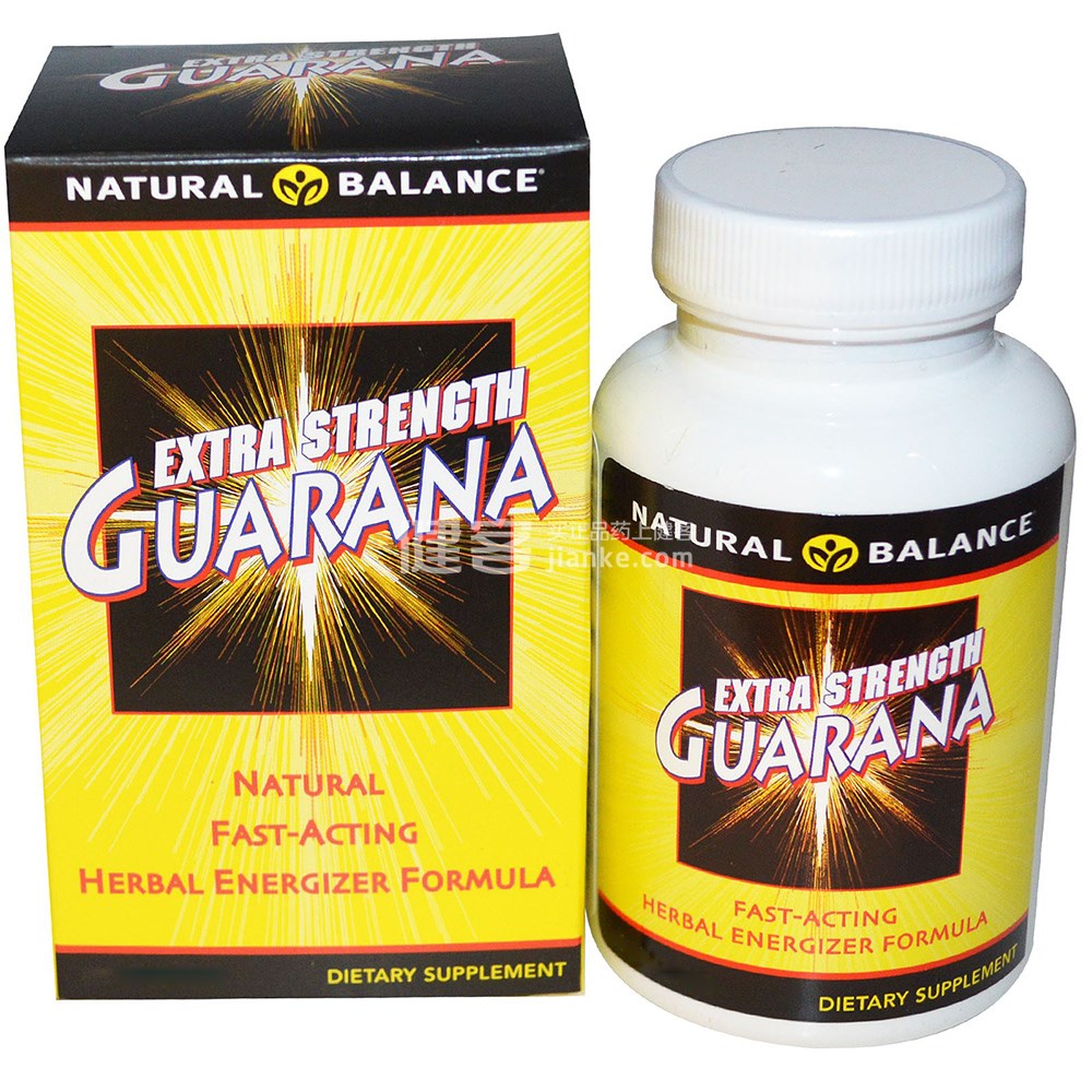 Natural Balance Guarana Extra Strength(120粒)(Guarana Extra Strength ...