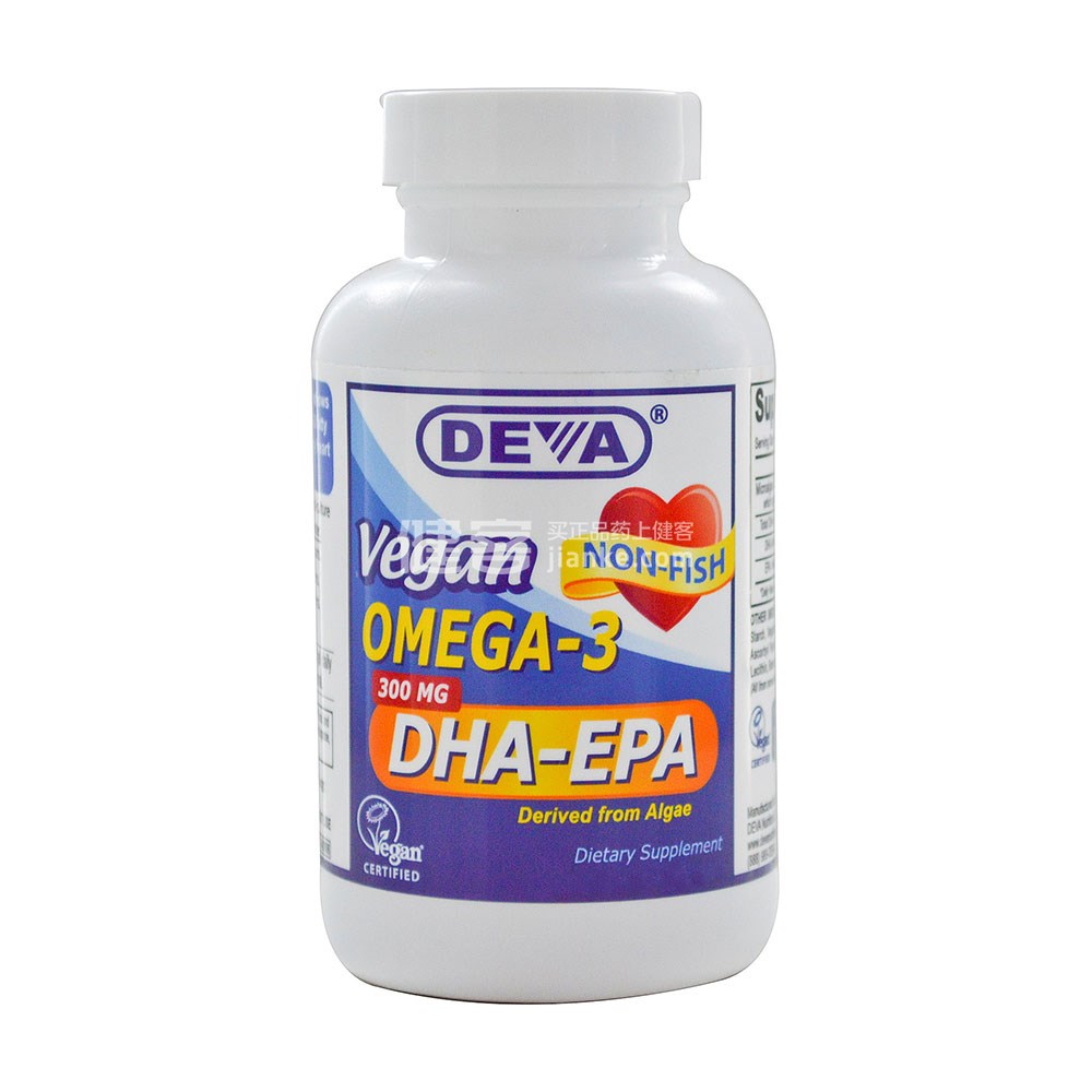 Deva 欧米伽-3 DHA-EPA 300毫克(60粒)(欧米伽-3 DHA-EPA) _说明书_作用_效果_价格_方舟健客网