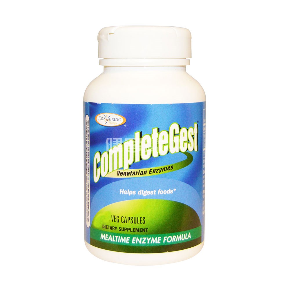 Enzymatic Therapy CompleteGest消化酵素素食胶囊(180片)(CompleteGest消化酵素素食胶囊) _说明书 ...