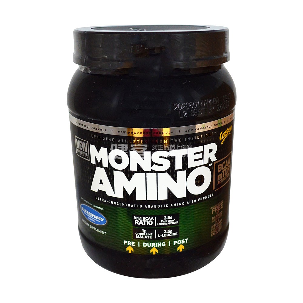 Cytosport Monster Amino(无糖 蓝莓味 350g)(Monster Amino) _说明书_作用_效果_价格_方舟健客网上药店