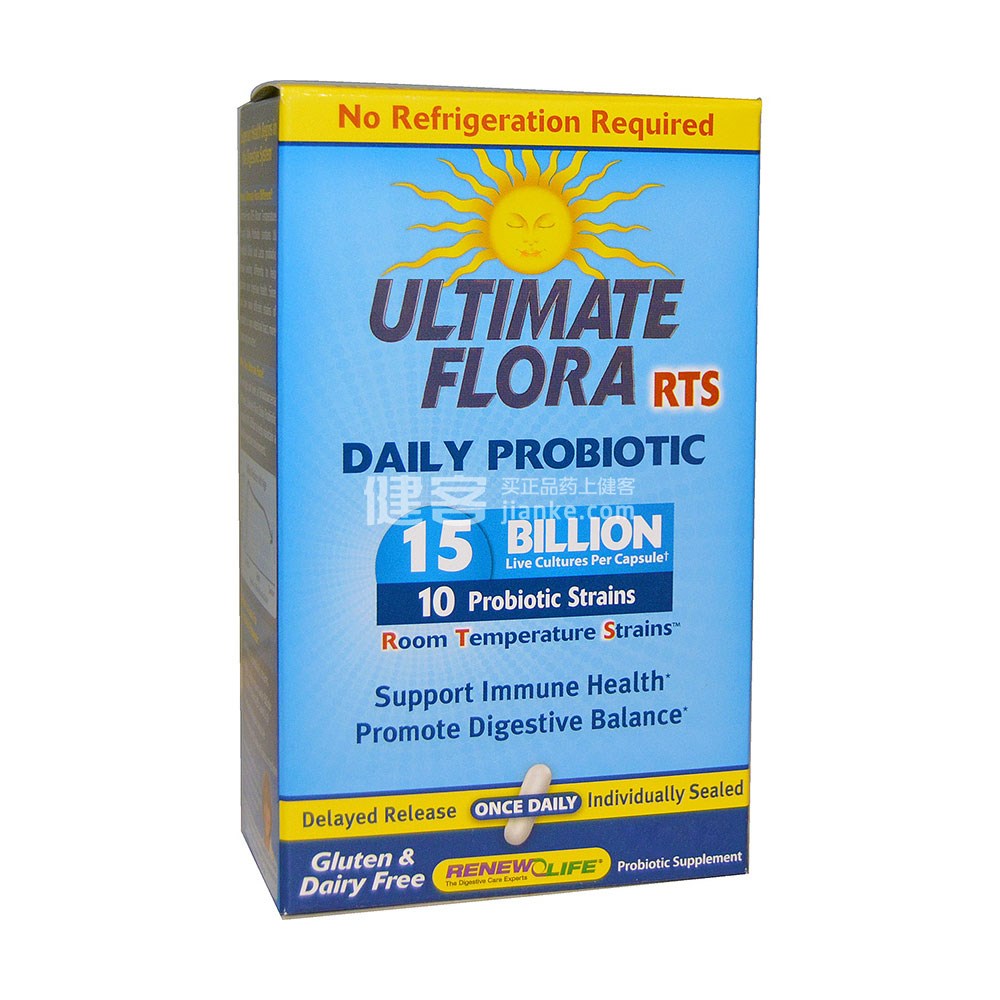 Renew Life RTS Daily Probiotic(150粒)(RTS Daily Probiotic) _说明书_作用_效果_价格 ...