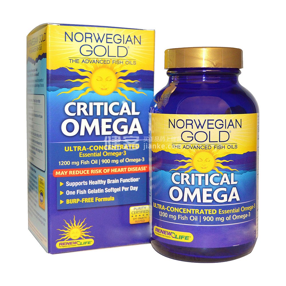 Renew Life Critical Omega Ultra-Concentrated(Critical Omega Ultra ...