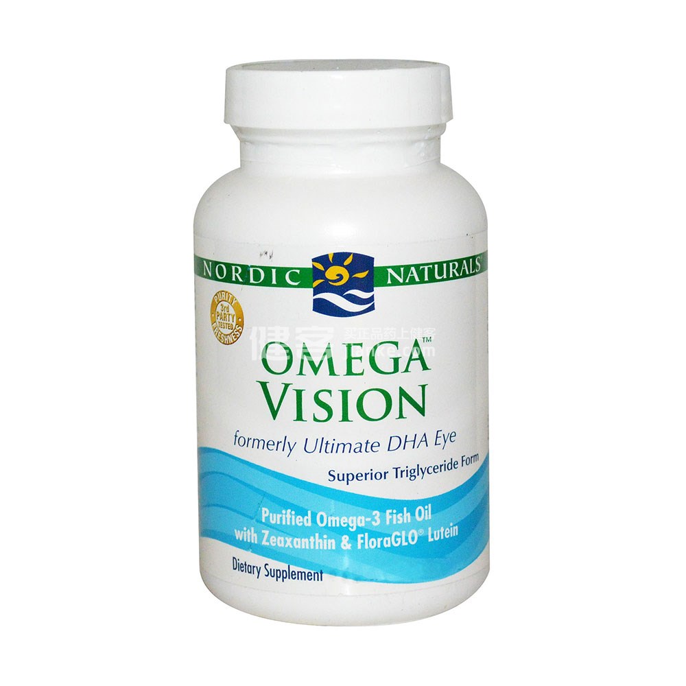 Nordic Naturals Omega Vision胶囊(1000毫克 150粒)(Omega Vision胶囊) _说明书_作用_效果 ...