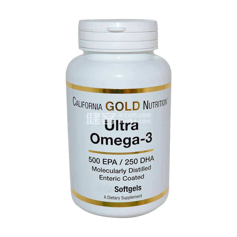 California Gold Nutrition Ultra Omega-3(75粒)(Ultra Omega-3) _说明书_作用_效果 ...