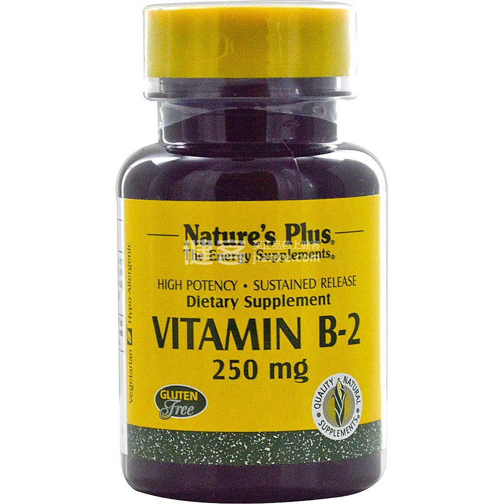 Natures Plus Vitamin B-2(250毫克 100片)(Vitamin B-2) _说明书_作用_效果_价格_方舟健客网上药店