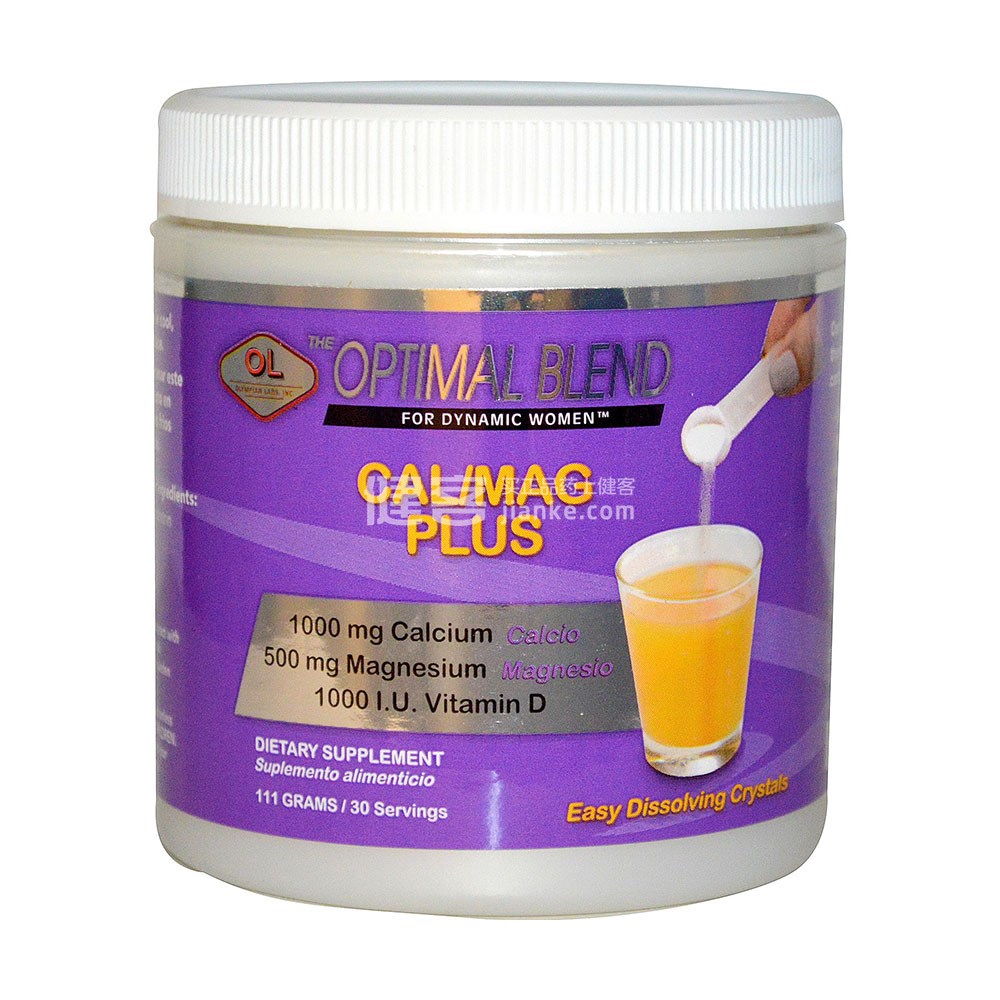 Olympian Labs Cal/Mag Plus(Women Unflavored 111克)(Cal/Mag Plus for ...