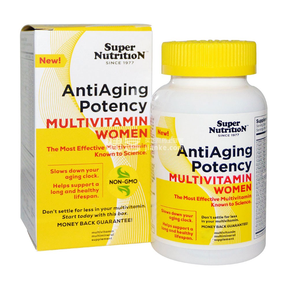 Super Nutrition AntiAging Multivitamin Women(AntiAging Multivitamin Women) _说明书_作用_效果_价格_方舟健客网上药店