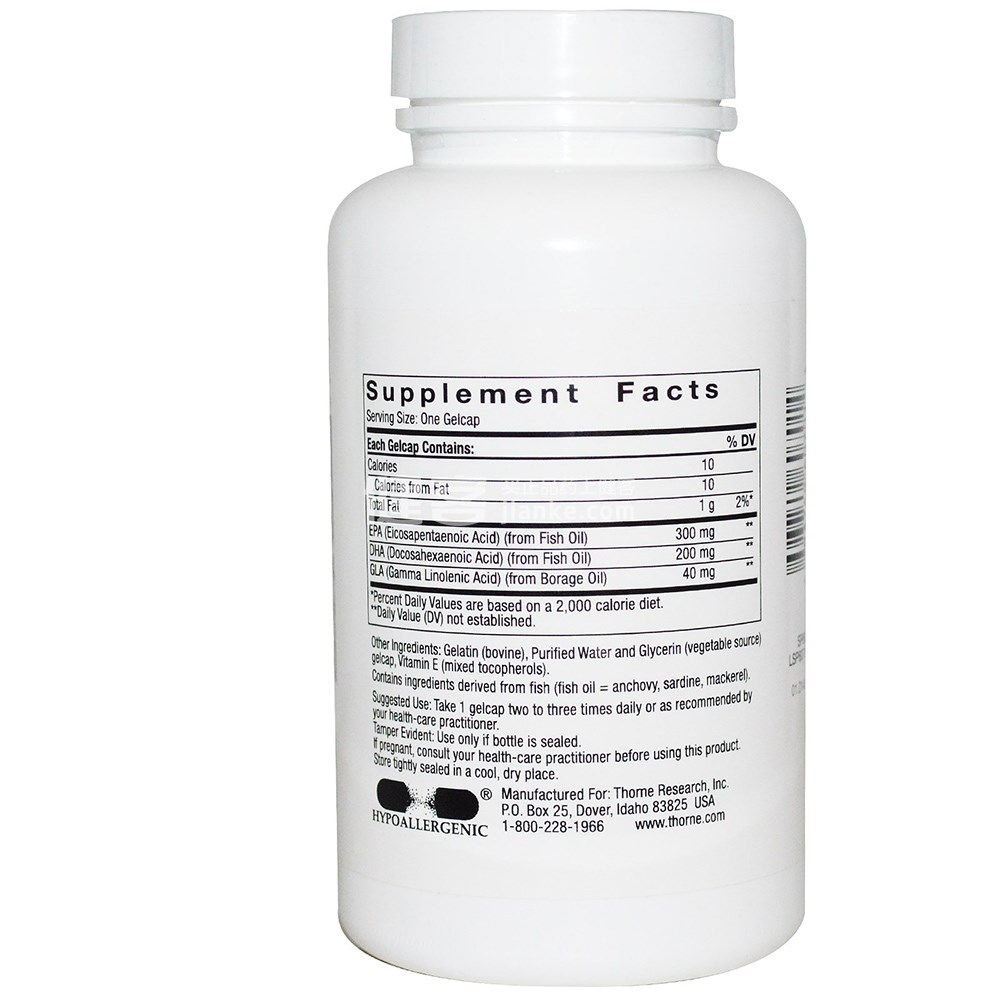 Thorne Research Omega Plus(160粒)(Omega Plus) _说明书_作用_效果_价格_方舟健客网上药店