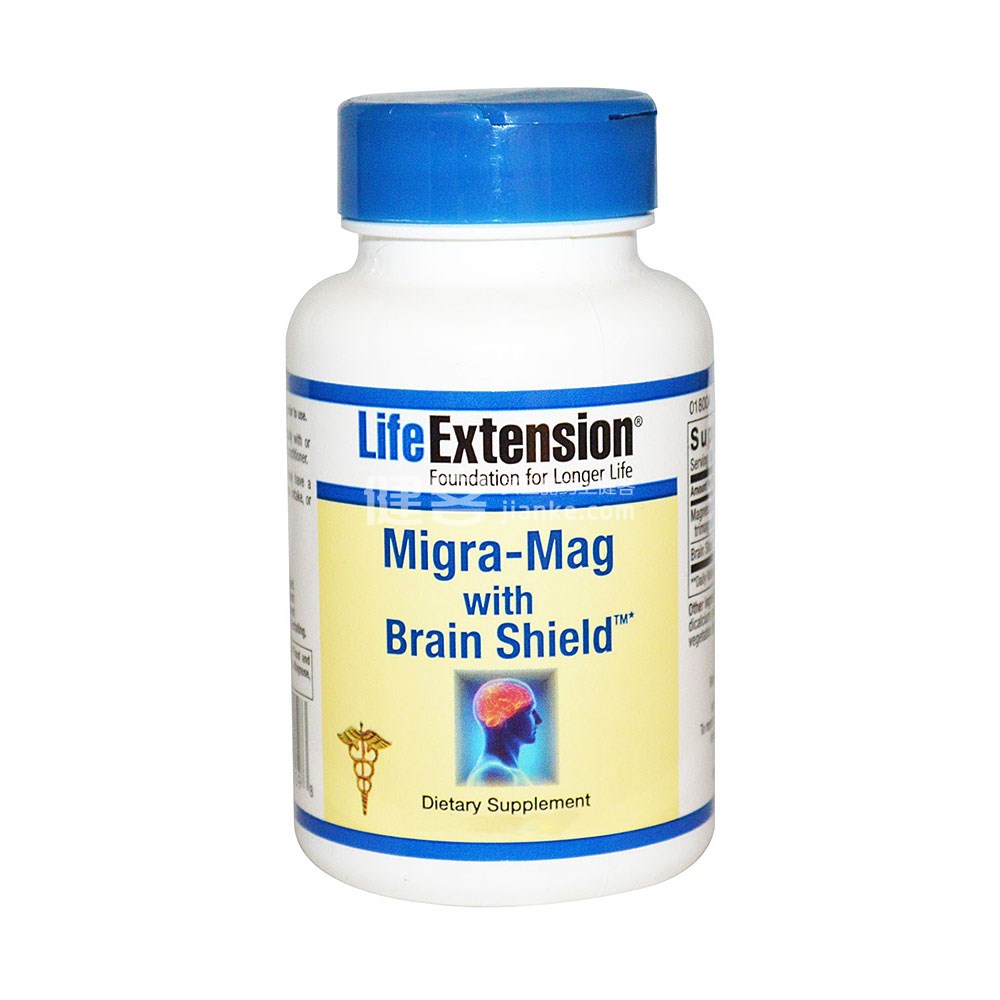 Life Extension Migra-Mag(80粒)(Migra-Mag) _说明书_作用_效果_价格_方舟健客网上药店