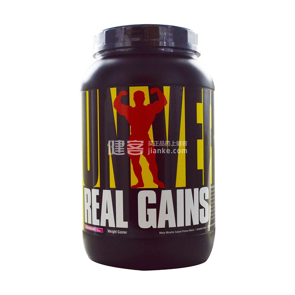 Universal Nutrition Real Strawberry Ice Cream(Real Gains Strawberry Ice Cream) _说明书_作用_效果_价格_方舟健 ...