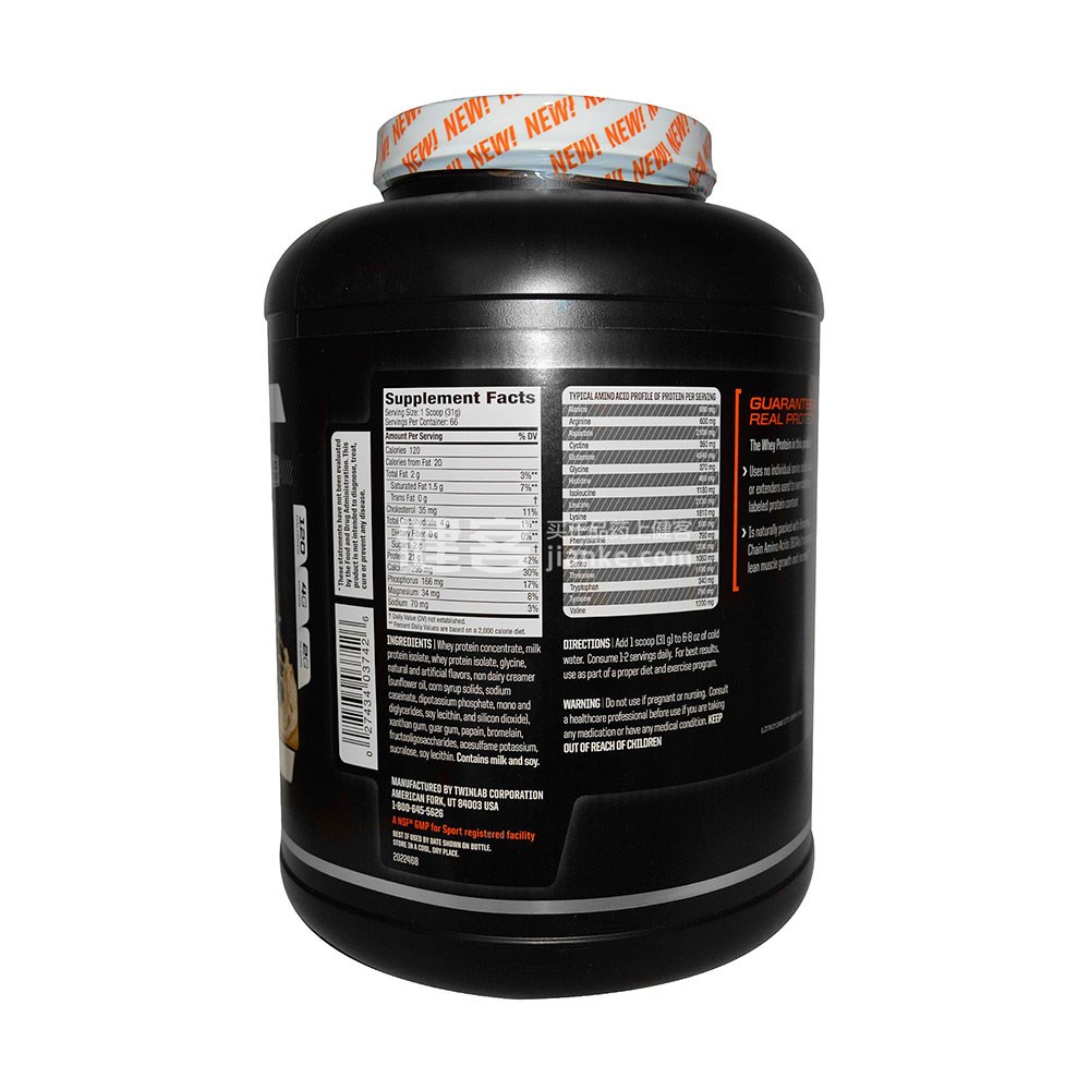 Twinlab Whey Fuel Creamy Vanilla(2.27千克)(Whey Fuel Creamy Vanilla) _说明书 ...
