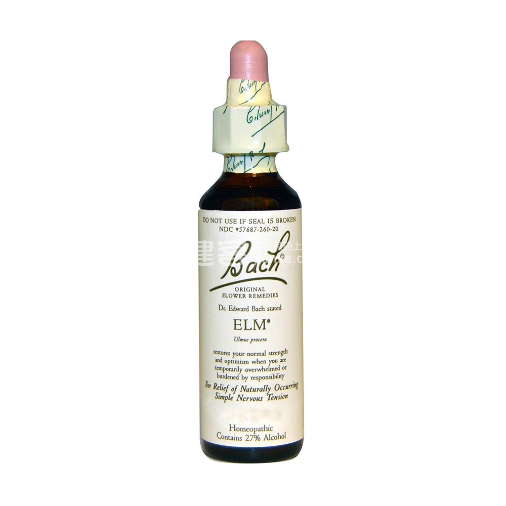 Bach Original Flower Remedies Elm(60ml)(Original Flower Remedies Elm ...