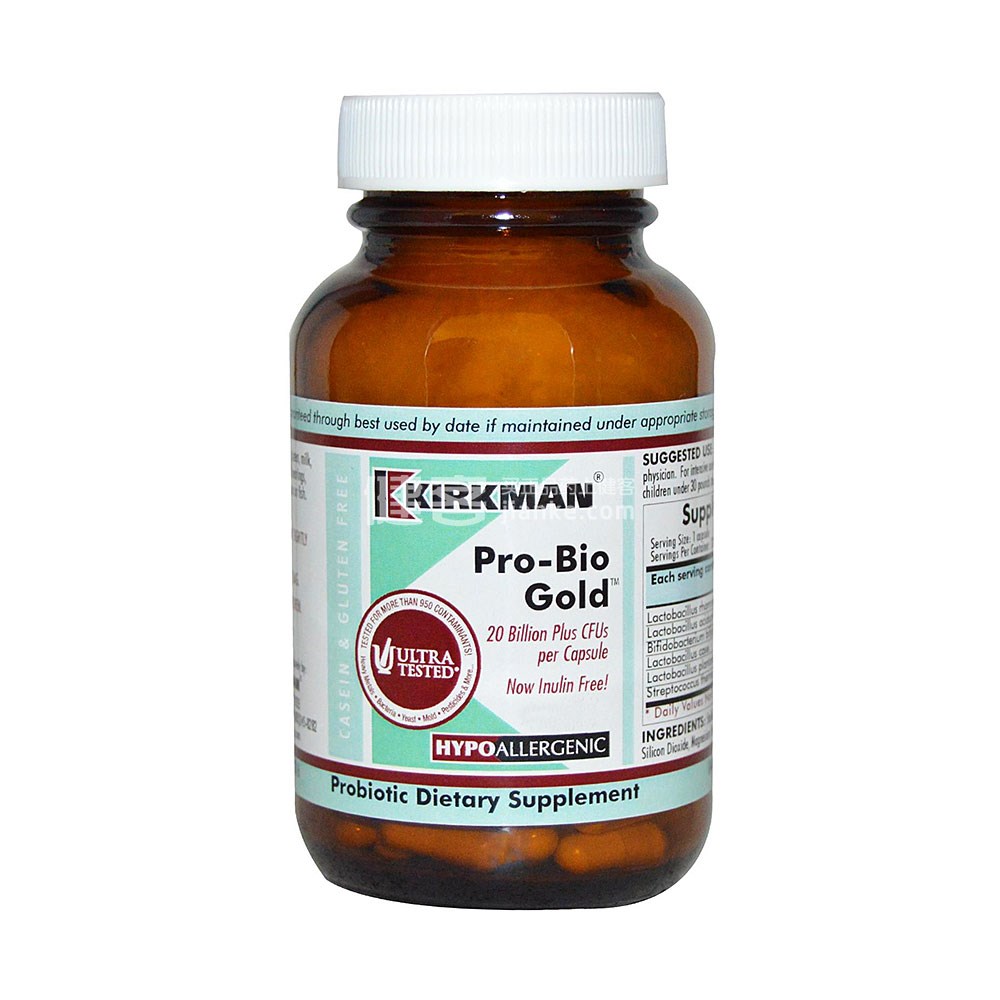 Kirkman Labs Pro-Bio Gold(100粒)(Pro-Bio Gold) _说明书_作用_效果_价格_方舟健客网上药店