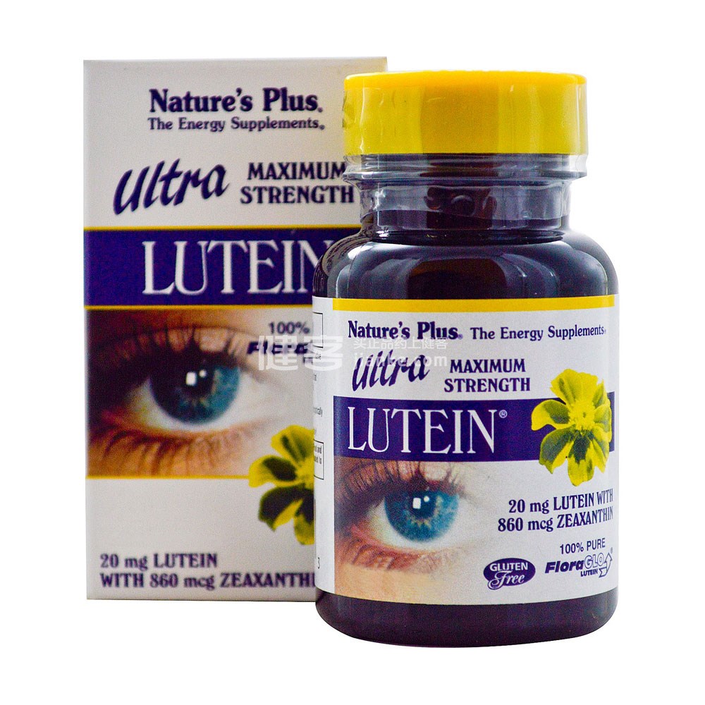 Nature's Plus Ultra Lutein Maximum Strength(40粒)(Ultra Lutein Maximum ...