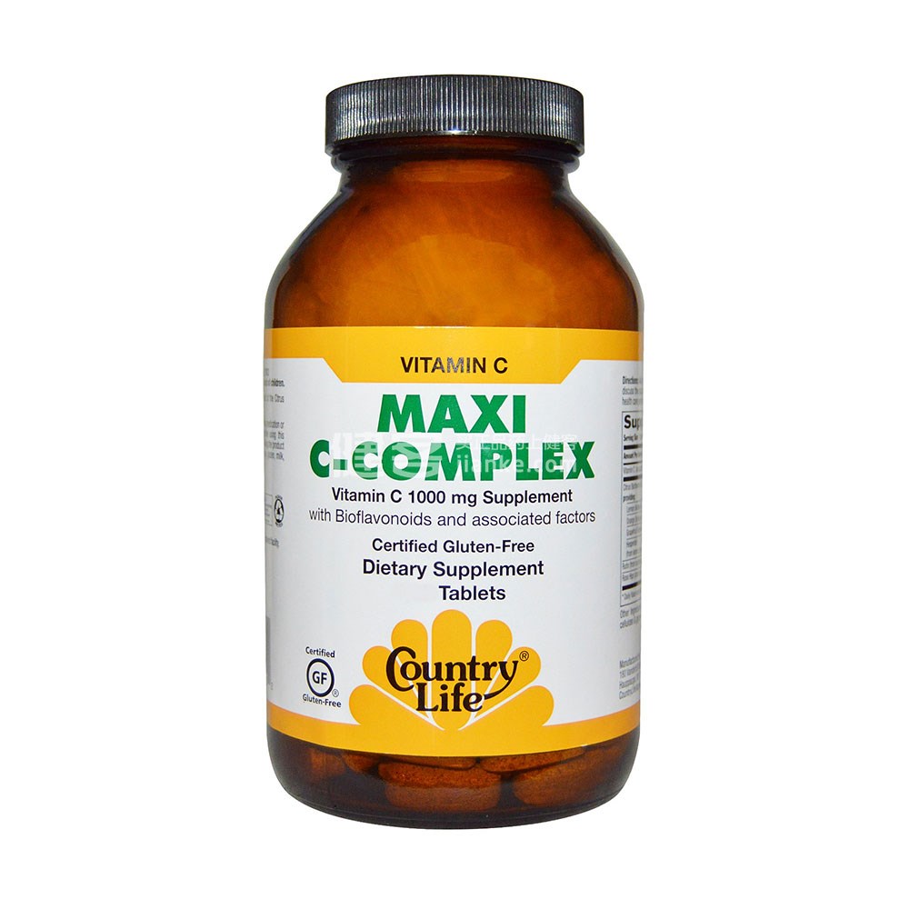 Country Life Maxi C-Complex Tablets(180片)(Maxi C-Complex Tablets) _说明书 ...