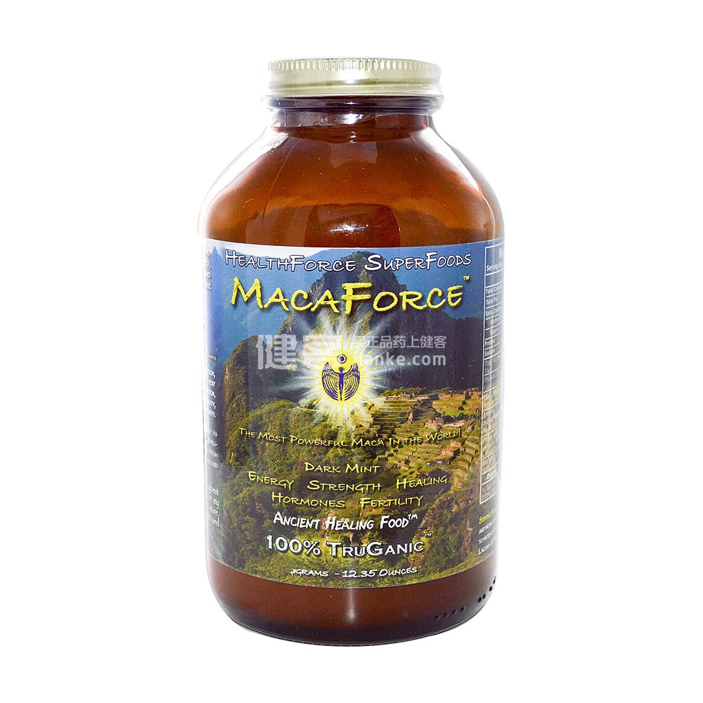 HealthForce Nutritionals MacaForce(黑薄荷 350克)(MacaForce) _说明书_作用_效果_价格 ...
