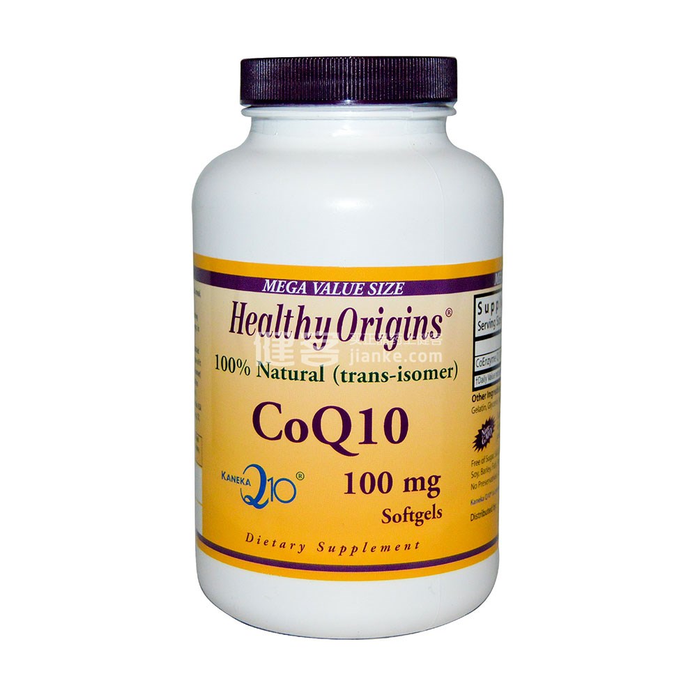 Healthy Origins 辅酶Q10软胶囊(380粒)(辅酶Q10软胶囊) _说明书_作用_效果_价格_方舟健客网上药店
