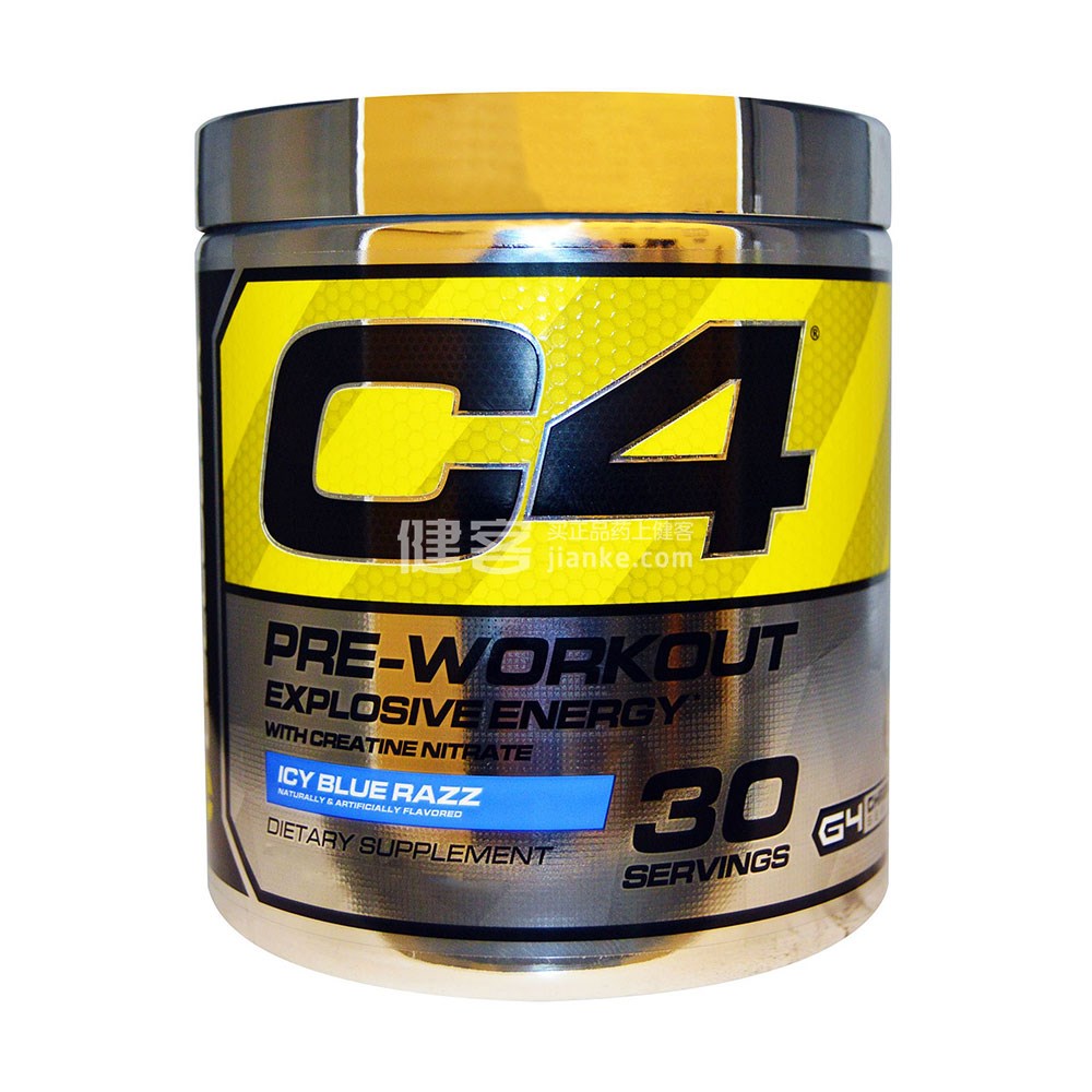 Cellucor C4 Pre-Workout(Icy Blue Razz 495克)(C4 Pre-Workout) _说明书_作用_效果 ...