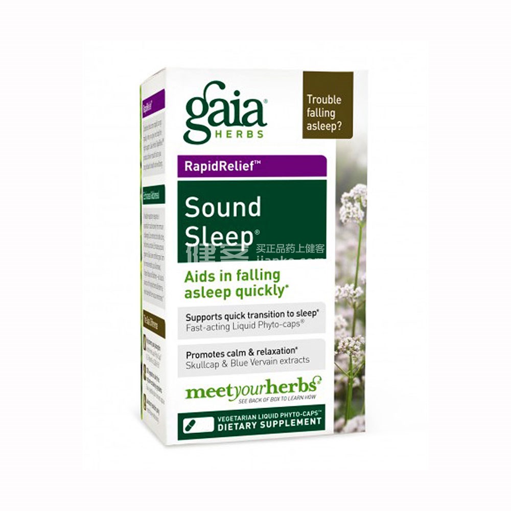 Gaia Herbs Sound Sleep(90粒)(Sound Sleep) _说明书_作用_效果_价格_方舟健客网上药店