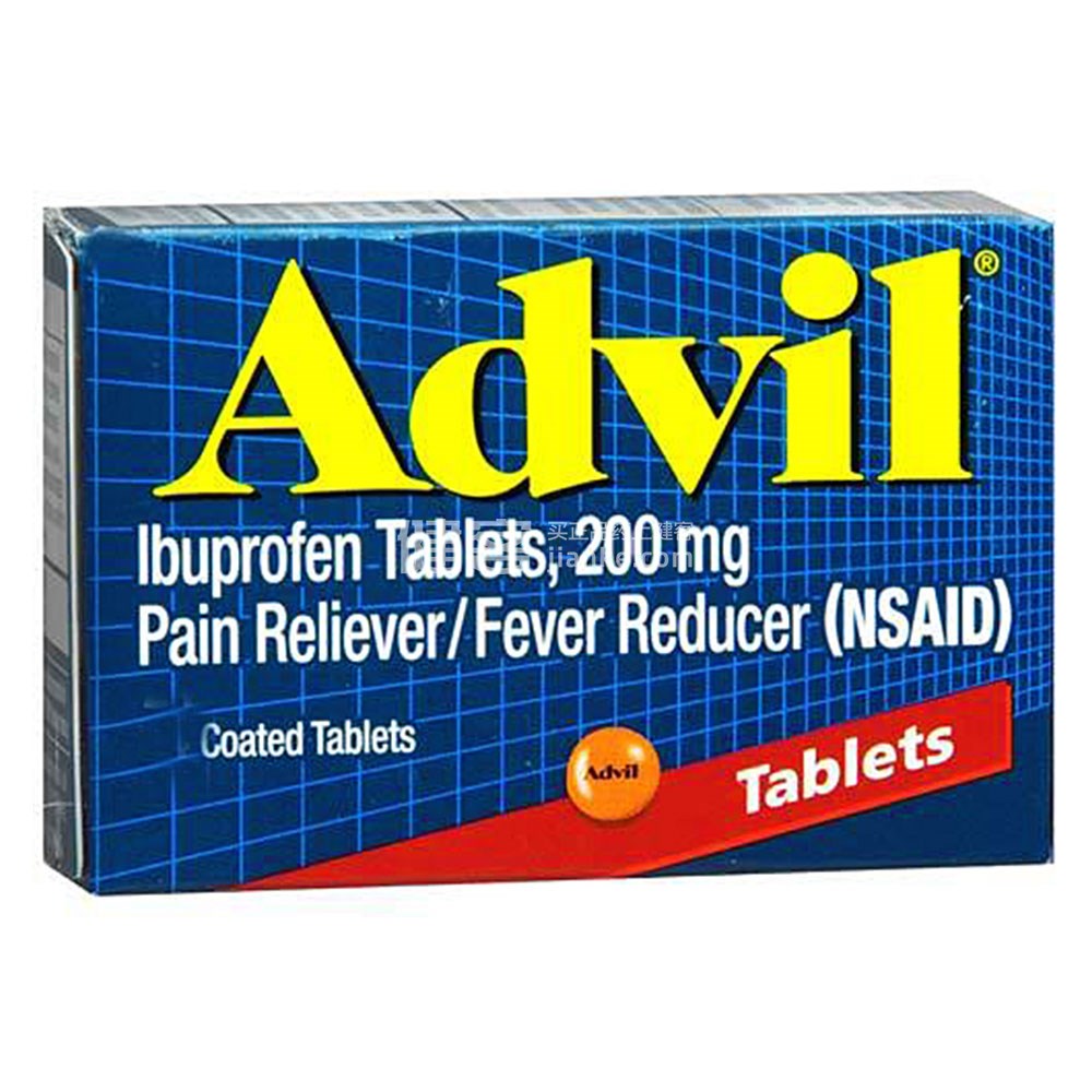 Advil Coated Ibuprofen(200mg*80粒)(Coated Ibuprofen) _说明书_作用_效果_价格_方舟健客网上药店