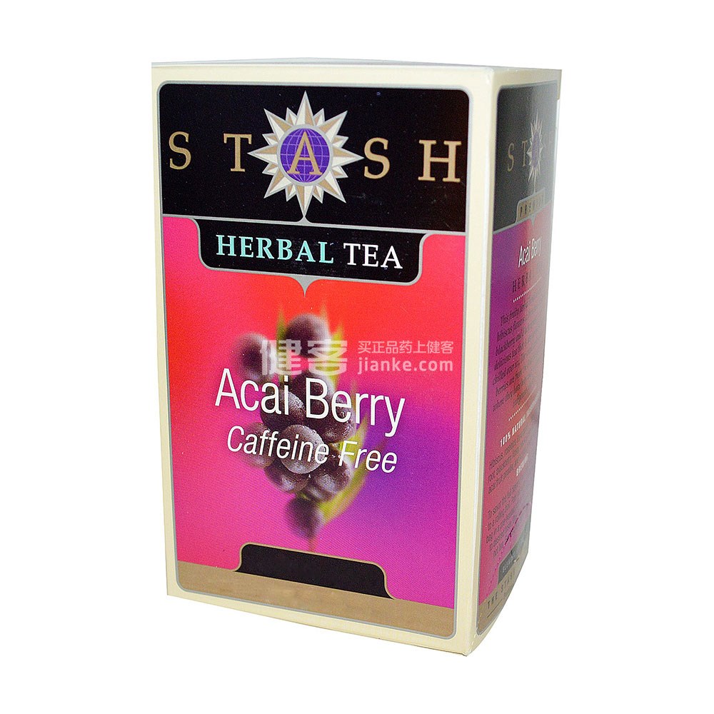 Stash Tea Acai Berry Herbal Tea(12包)(Acai Berry Herbal Tea) _说明书_作用_效果 ...