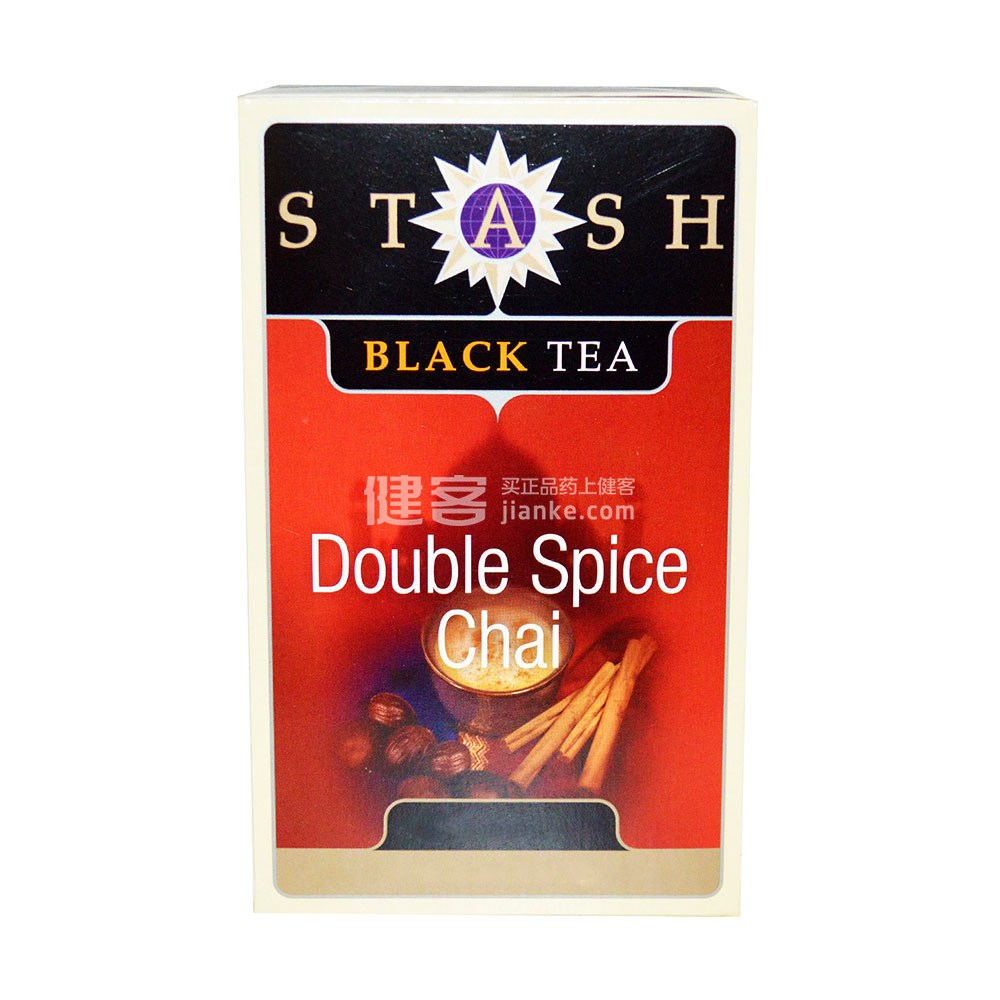 Stash Tea Double Spice Chai Black Tea(18包)(Double Spice Chai Black Tea ...