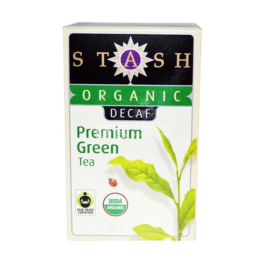 Stash Tea Organic Decaf Premium Green Tea(24包)(Organic Decaf Premium ...