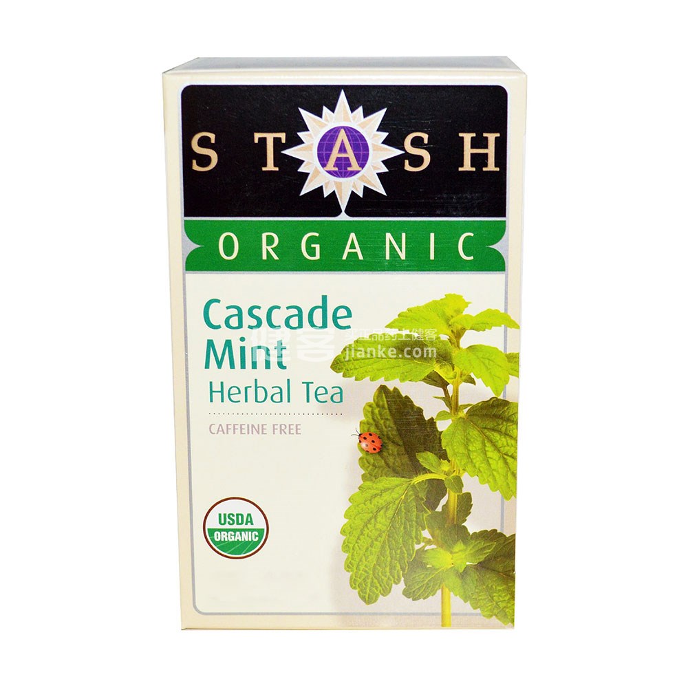 Stash Tea Organic Cascade Mint Herbal Tea(24包)(Organic Cascade Mint ...