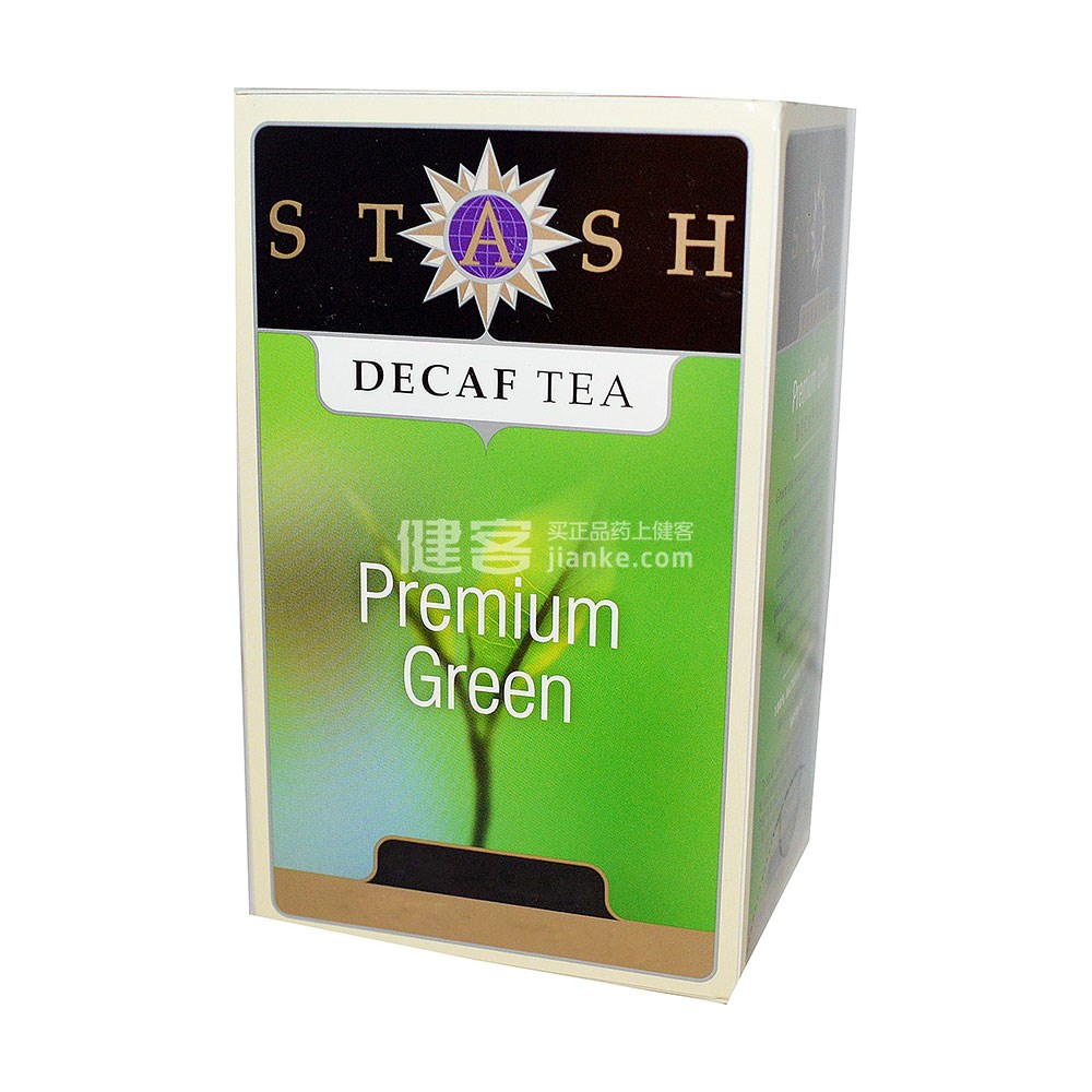 Stash Tea Premium Green Decaf Tea(12包)(Premium Green Decaf Tea) _说明书_作用 ...