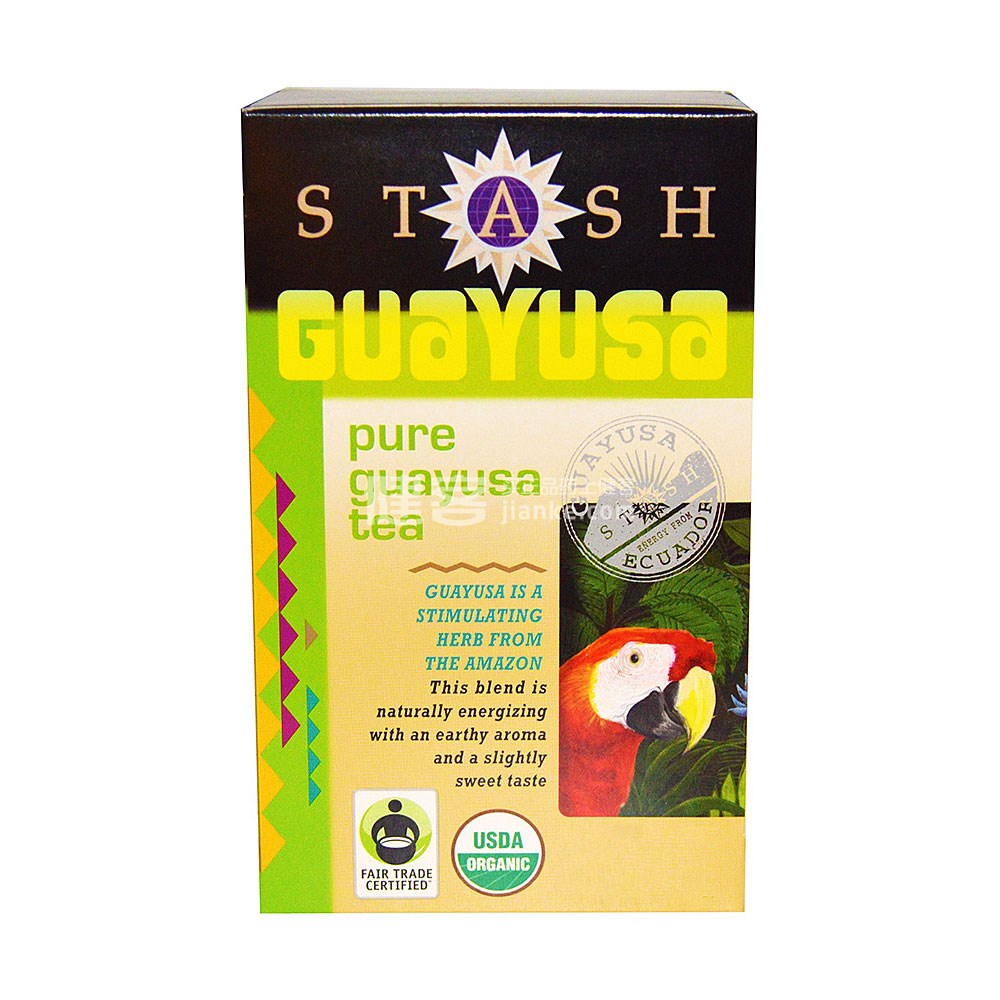 Stash Tea Pure Guayusa Tea(12包)(Pure Guayusa Tea) _说明书_作用_效果_价格_方舟健客网上药店
