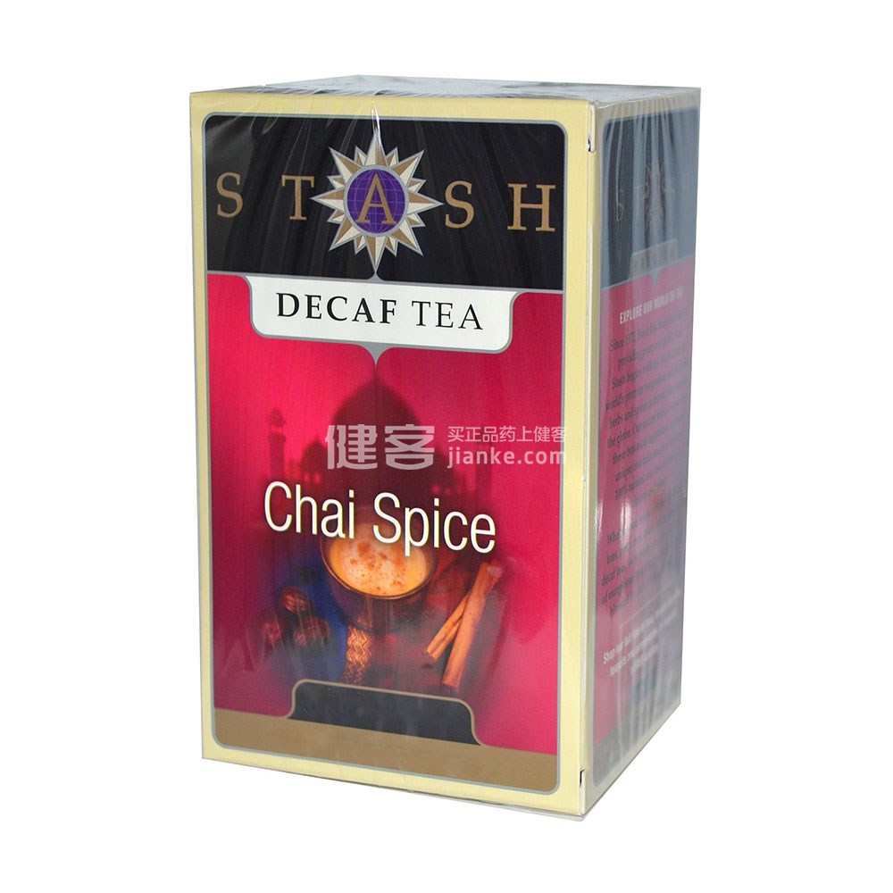 Stash Tea Chai Spice Decaf Tea(12包)(Chai Spice Decaf Tea) _说明书_作用_效果_价格 ...
