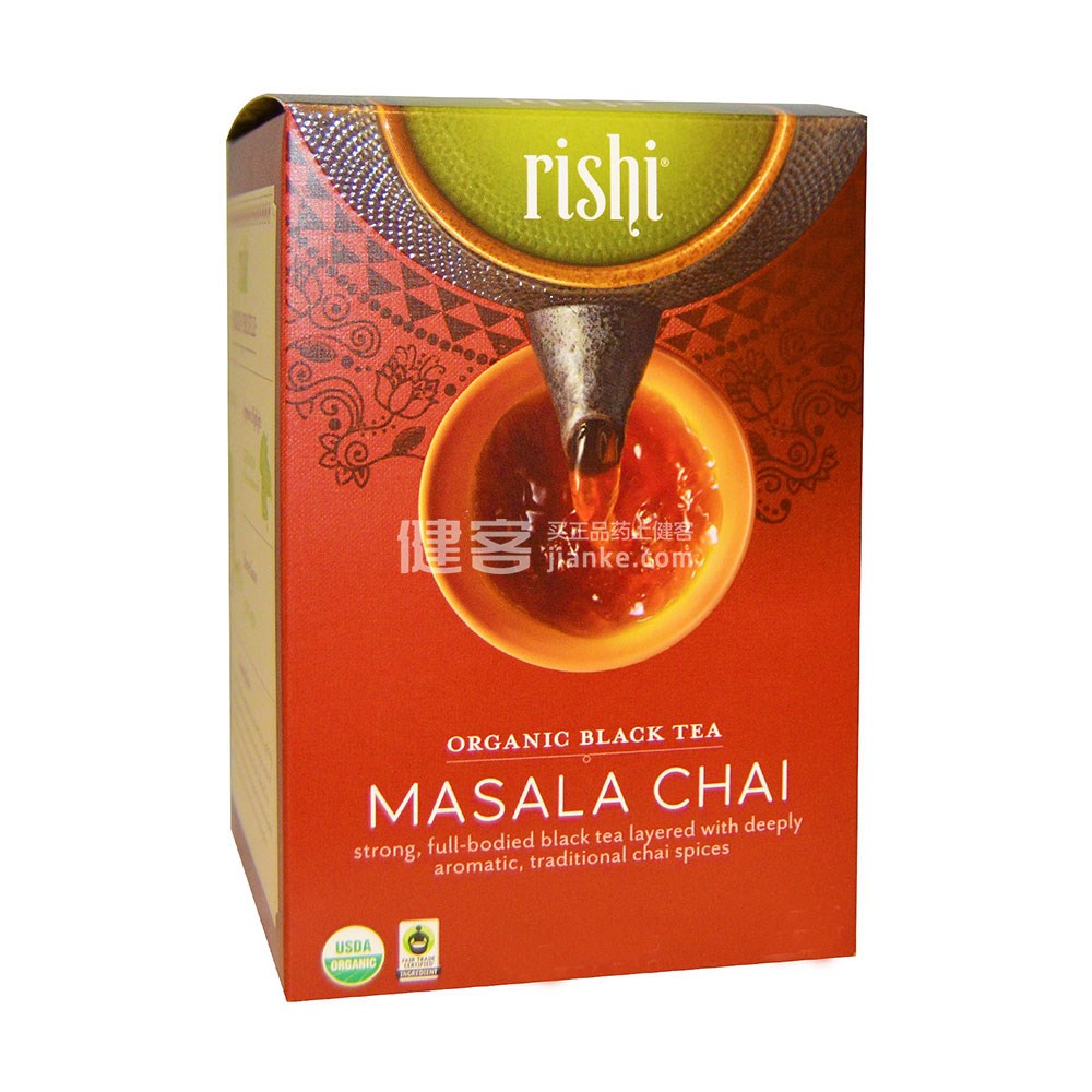 Rishi Tea Organic Black Tea Masala Chai(45包*4.5g)(Organic Black Tea ...
