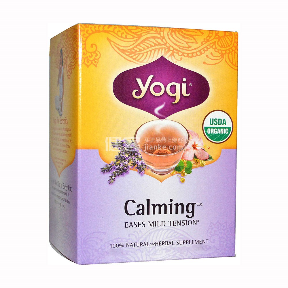 Yogi Tea Organic Calming(不含咖啡因 32包)(Organic Calming) _说明书_作用_效果_价格_方舟健客网上药店