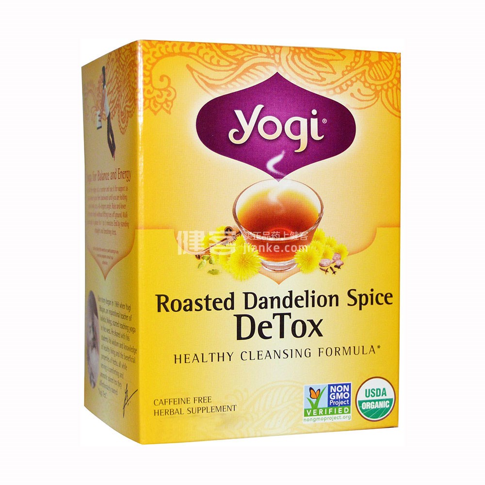 Yogi Tea Roasted Dandelion Spice DeTox(48包)(Roasted Dandelion Spice ...