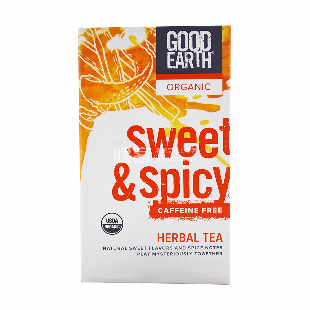 Good Earth Teas Organic Herbal Tea(无咖啡因 54包)(Organic Herbal Tea) _说明书 ...