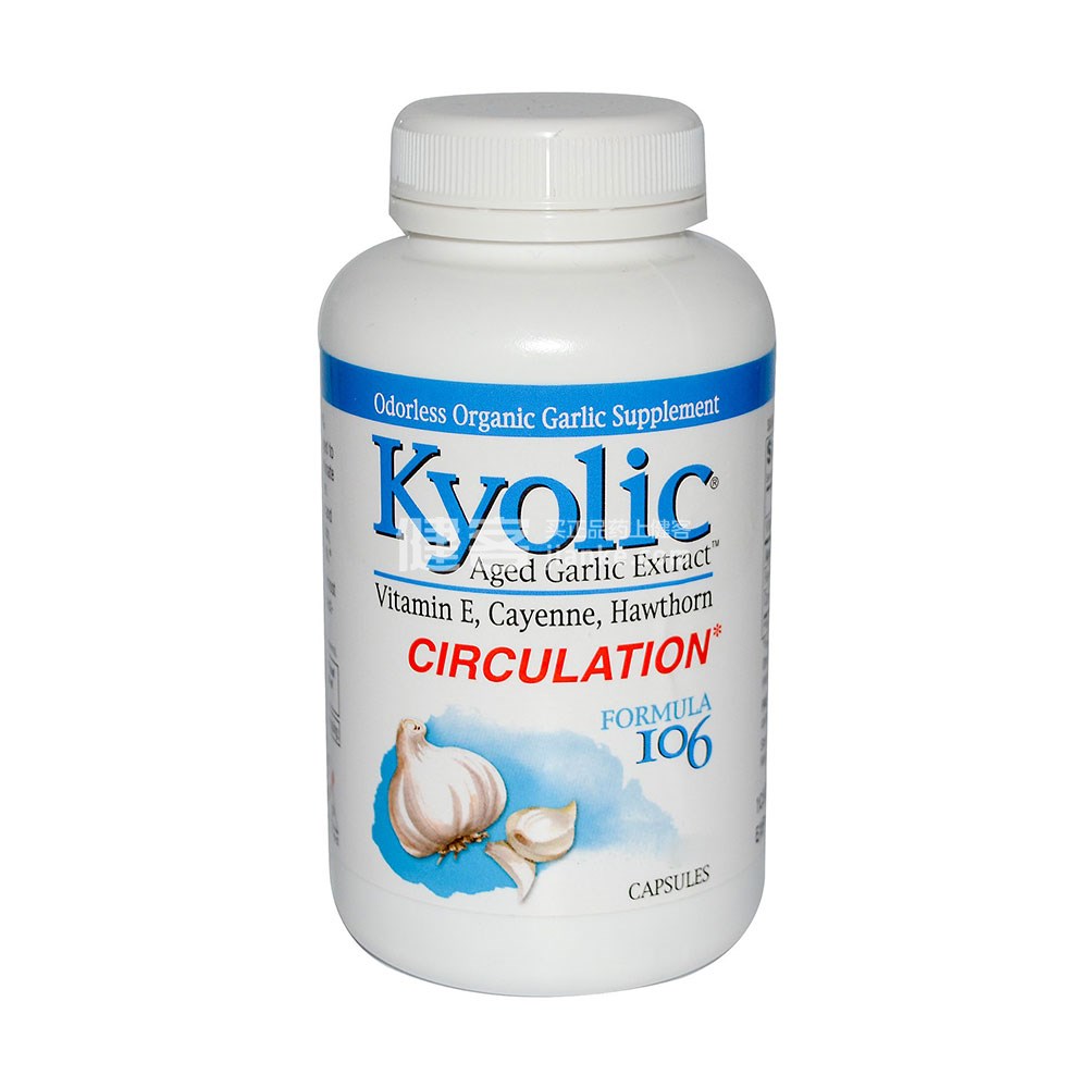 Wakunaga - Kyolic 第106配方有机大蒜精胶囊(150粒)(第106配方有机大蒜精胶囊) _说明书_作用_效果_价格_方舟健客网上药店