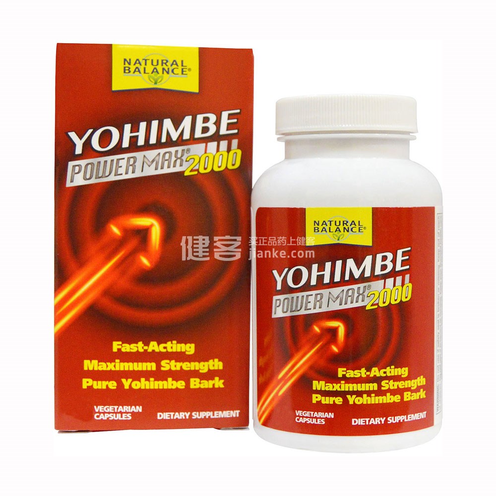 Natural Balance Yohimbe Power Max 2000(100粒)(Yohimbe Power Max 2000 ...