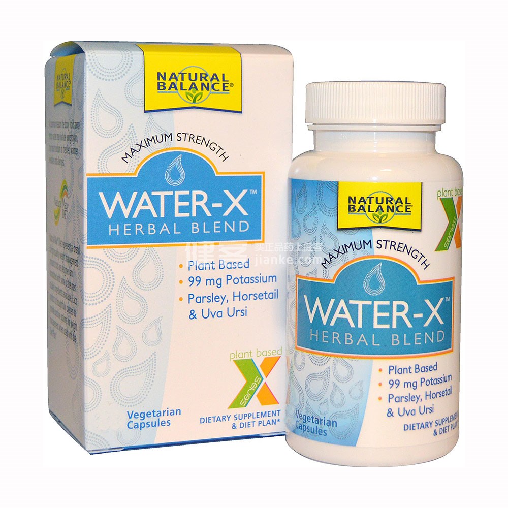 Natural Balance Water-X Herbal Blend(60粒)(Water-X Herbal Blend) _说明书_作用 ...