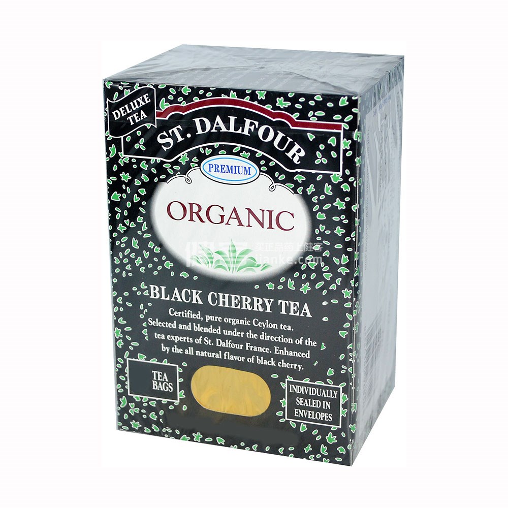 St. Dalfour Organic Black Cherry Tea(100包)(Organic Black Cherry Tea ...