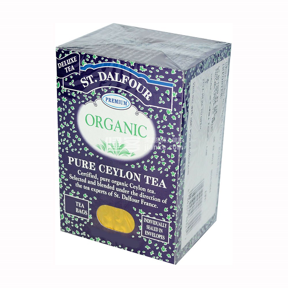 St. Dalfour Organic Pure Ceylon Tea(25包)(Organic Pure Ceylon Tea) _说明书 ...