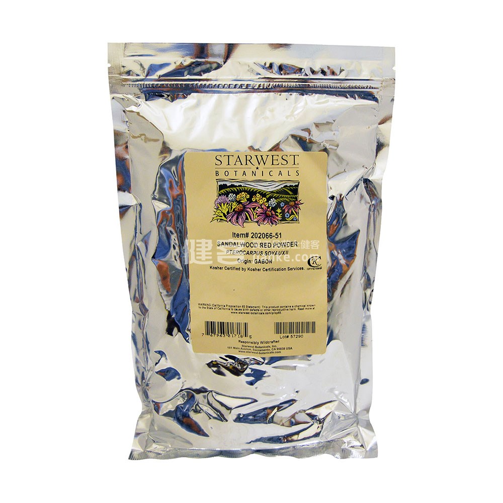 Starwest Botanicals Sandalwood Red Powder(4磅)(Sandalwood Red Powder ...