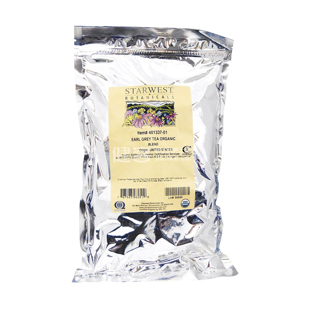 Starwest Botanicals Earl Grey Tea Organic(1磅)(Earl Grey Tea Organic ...