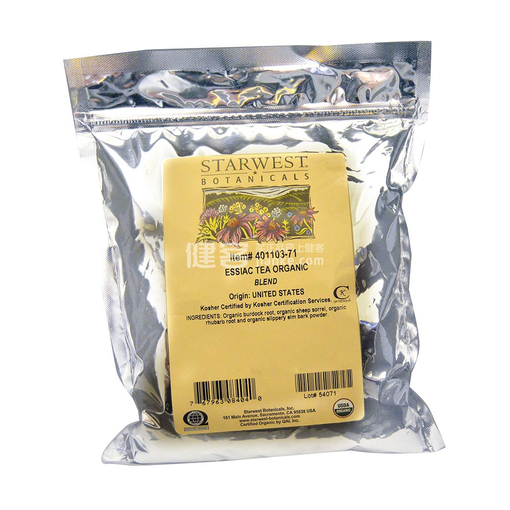 Starwest Botanicals Essiac Tea Organic(1磅)(Essiac Tea Organic) _说明书_作用 ...