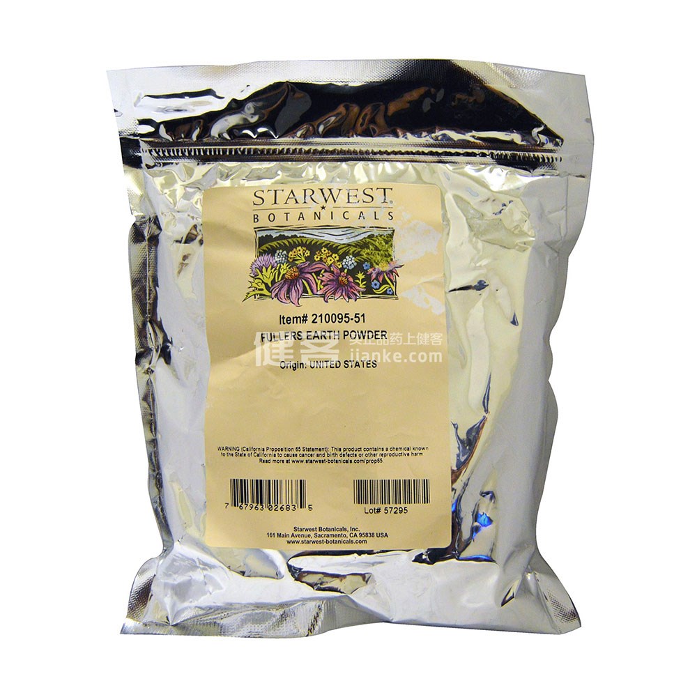 Starwest Botanicals Fullers Earth Powder(4磅)(Fullers Earth Powder) _说明书 ...