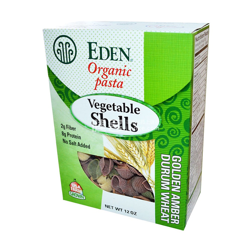 Eden Foods Organic vegetable pasta(340克)(Organic vegetable pasta) _说明书 ...