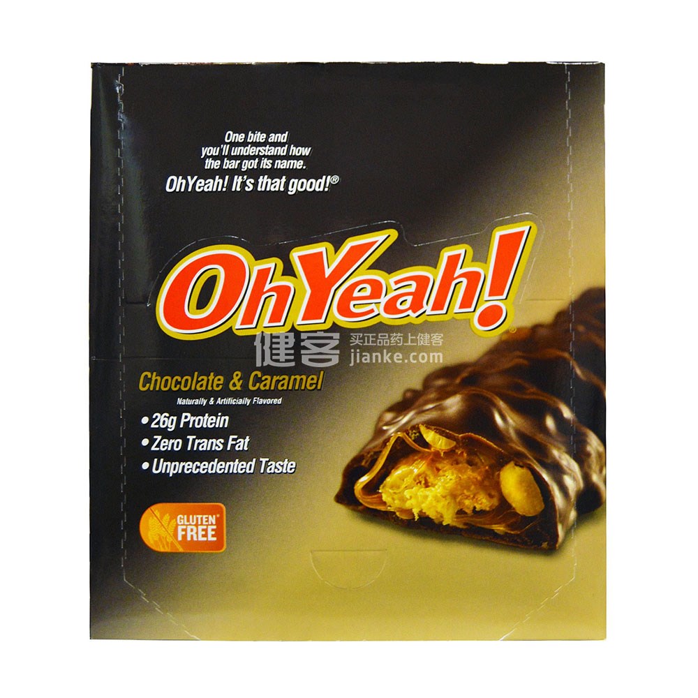 Oh Yeah! Protein Bars Chocolate & Caramel(6条)(Protein Bars Chocolate ...