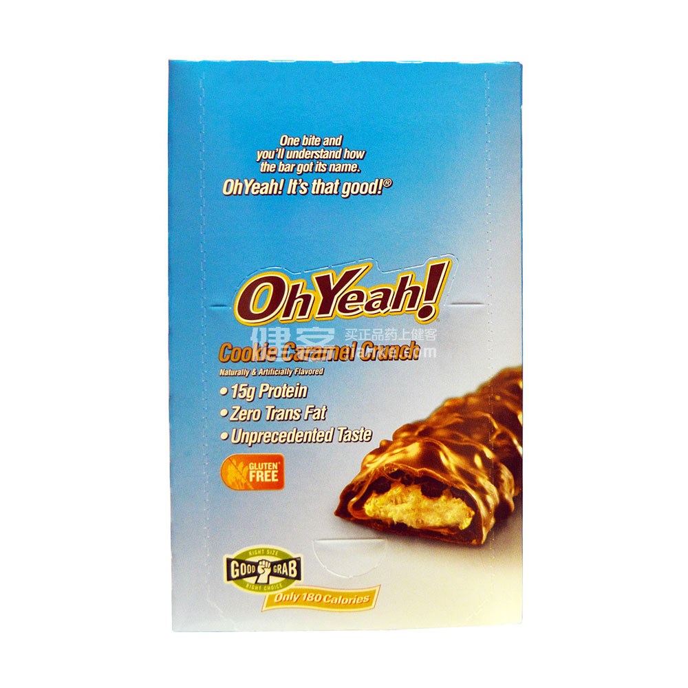 Oh Yeah! Protein Bars Cookie Caramel Crunch(12条)(Protein Bars Cookie ...